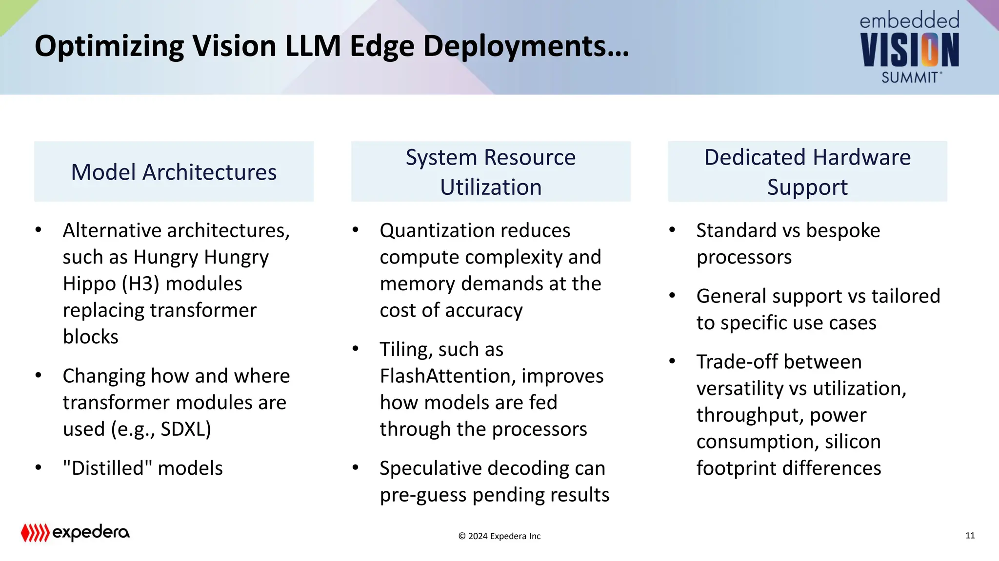 “Challenges and Solutions of Moving Vision LLMs to the Edge,” a Presentation from Expedera | PDF