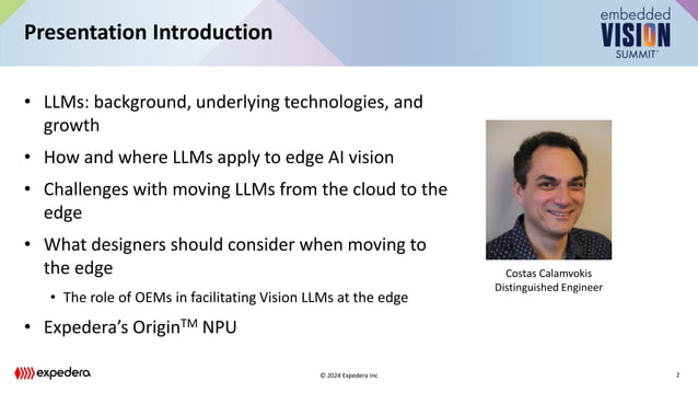 “Challenges and Solutions of Moving Vision LLMs to the Edge,” a ...