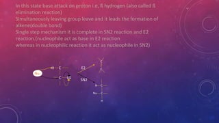 E2 reaction by ramkesh chauhan | PPT