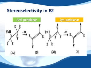 E2 reaction mechanism | PPTX