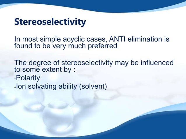 E2 reaction mechanism | PPTX