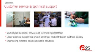E2S Company overview | PDF
