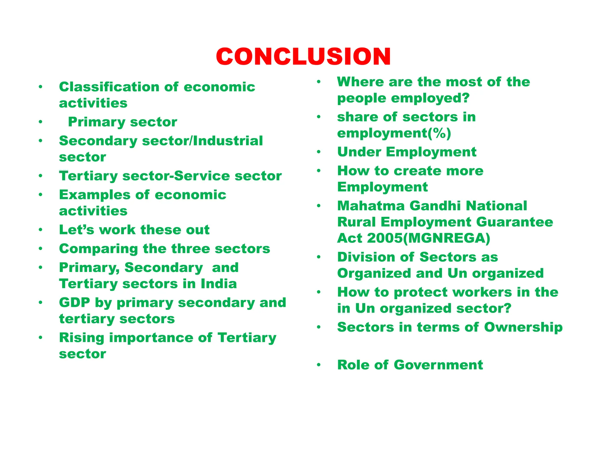 E2 Sectors of Indian Economy 1.pptx.pdf ssst | PPT