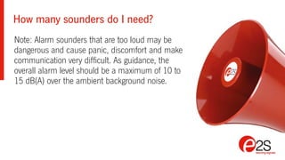 E2S warning signals - guide to specifying audible signals | PDF