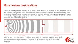 E2S warning signals - guide to specifying audible signals | PDF