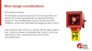 E2S warning signals - guide to specifying audible signals | PDF