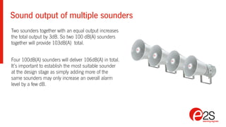 E2S warning signals - guide to specifying audible signals | PDF