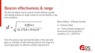 E2S warning signals - guide to specifying visual signals | PPT