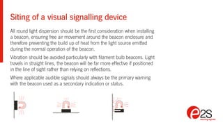 E2S warning signals - guide to specifying visual signals | PPT