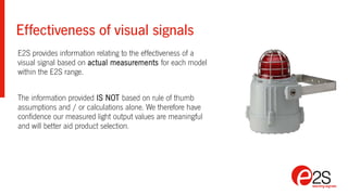 E2S warning signals - guide to specifying visual signals | PPT