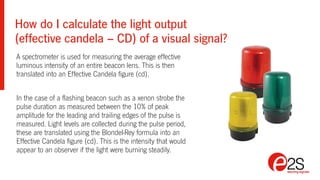 E2S warning signals - guide to specifying visual signals | PPT