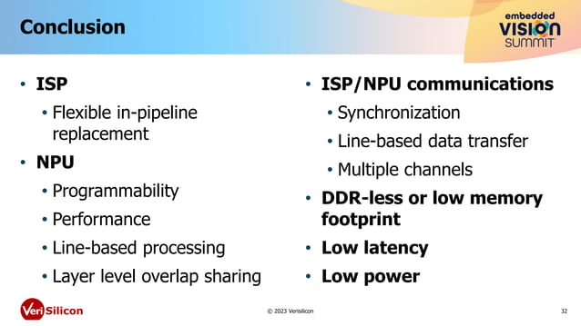 “AI-ISP: Adding Real-time AI Functionality to Image Signal Processing with Reduced Memory ...