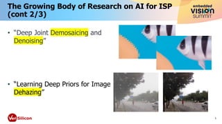 “AI-ISP: Adding Real-time AI Functionality to Image Signal Processing ...