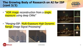 “AI-ISP: Adding Real-time AI Functionality to Image Signal Processing with Reduced Memory ...