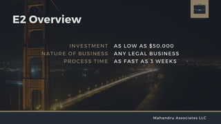 E2 treaty investor visa | PDF