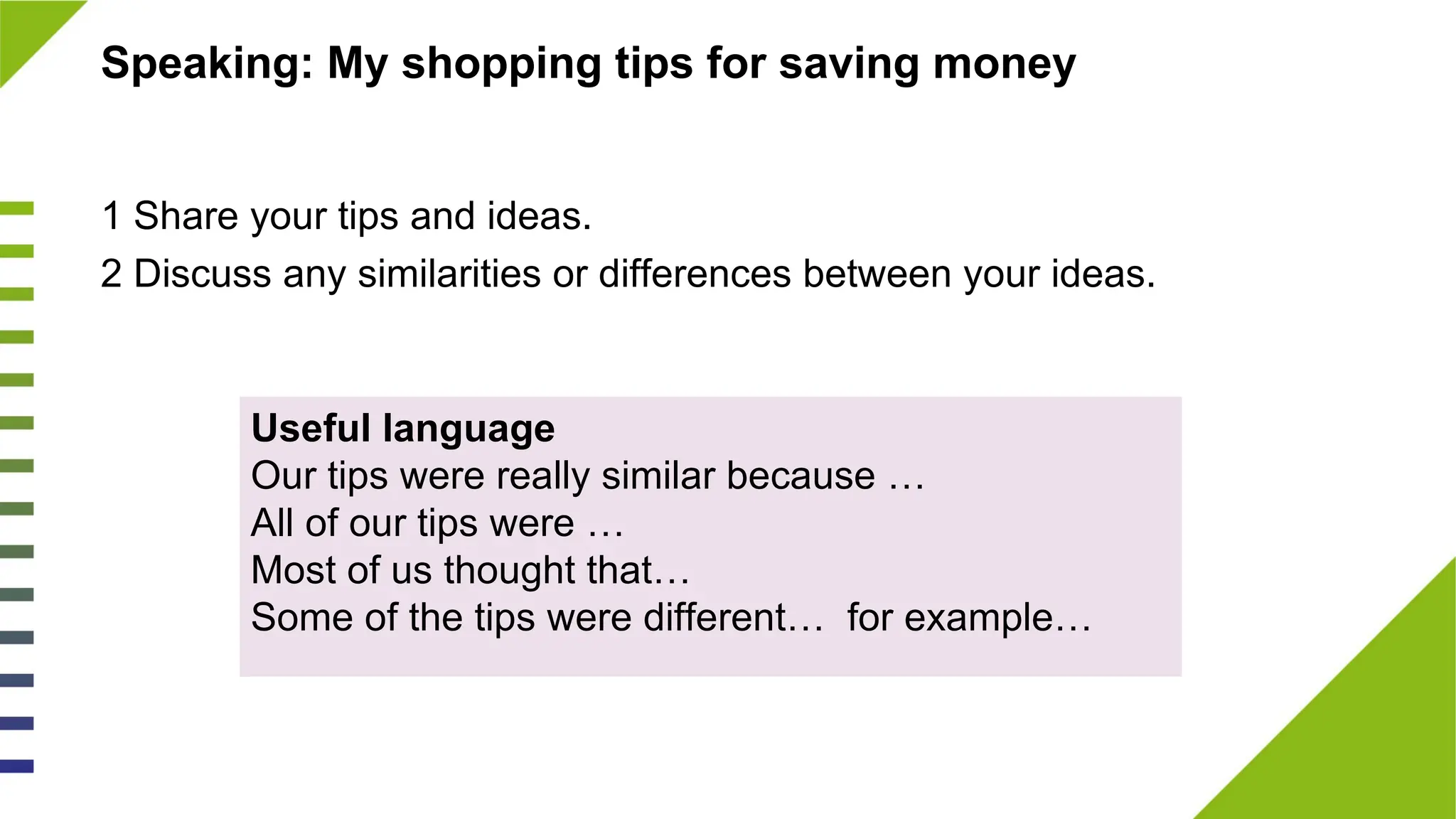 Palabras en ingles, ir de compras, sesión 2 de unidad6 | PPT