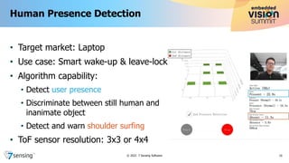 “A Very Low-power Human-machine Interface Using ToF Sensors and Embedded AI,” a Presentation ...