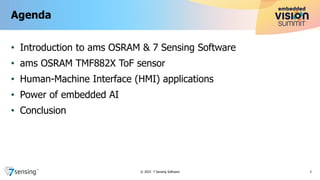 “A Very Low-power Human-machine Interface Using ToF Sensors and Embedded AI,” a Presentation ...