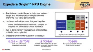 “Using a Neural Processor for Always-sensing Cameras,” a Presentation from Expedera | PDF ...