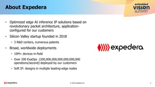 “Using a Neural Processor for Always-sensing Cameras,” a Presentation from Expedera | PDF ...