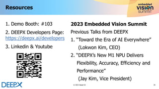 “State-of-the-art Model Quantization and Optimization for Efficient Edge AI,” a Presentation ...