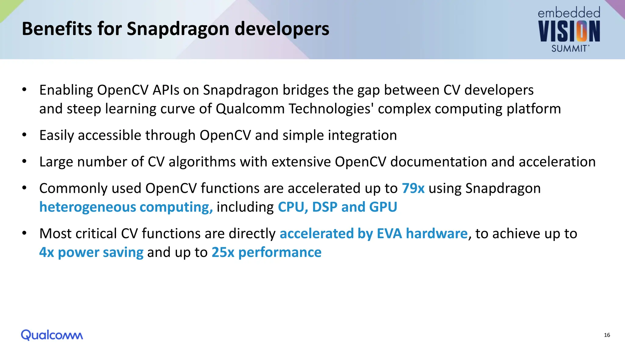 "OpenCV for High-performance, Low-power Vision Applications on Snapdragon," a Presentation from ...