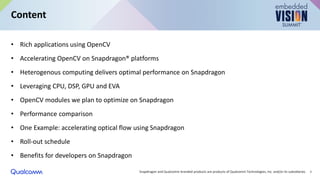 "OpenCV for High-performance, Low-power Vision Applications on ...