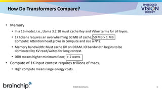 “State-space Models vs. Transformers for Ultra-low-power Edge AI,” a Presentation from BrainChip ...