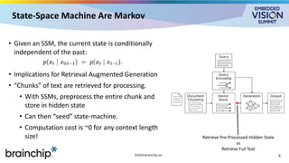 “State-space Models vs. Transformers for Ultra-low-power Edge AI,” a Presentation from BrainChip ...