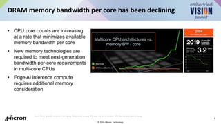 “The Importance of Memory for Breaking the Edge AI Performance ...