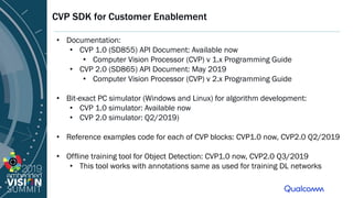 "Snapdragon Hybrid Computer Vision/Deep Learning Architecture for ...