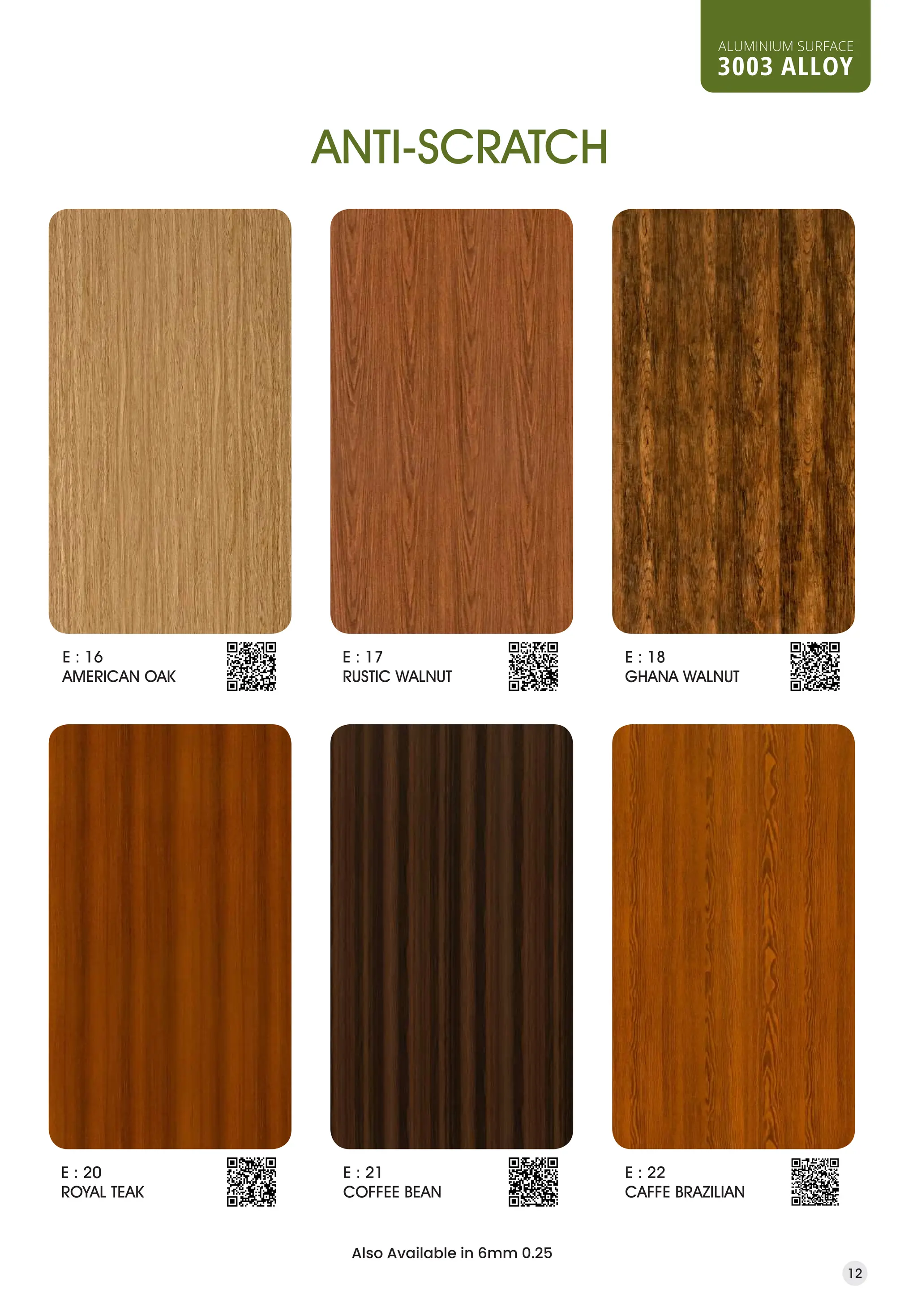 E3 ACP Shade Catalogues - Comprehensive Range of Colors and Finishes | PDF