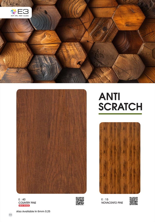 E3 ACP Shade Catalogues - Comprehensive Range of Colors and Finishes | PDF