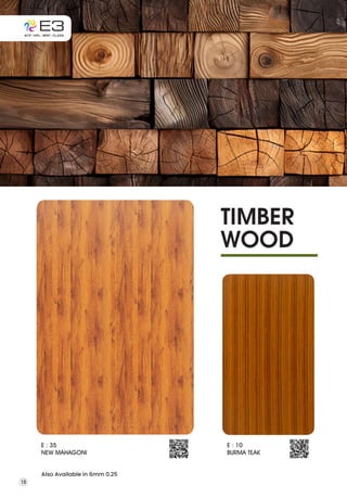 E3 ACP Shade Catalogues - Comprehensive Range of Colors and Finishes | PDF