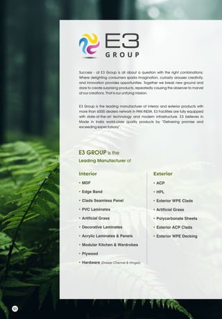 E3 ACP Shade Catalogues - Comprehensive Range of Colors and Finishes | PDF