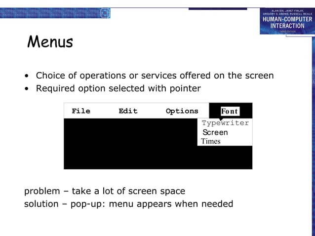HCI 3e - Ch 3: The interaction | PPT