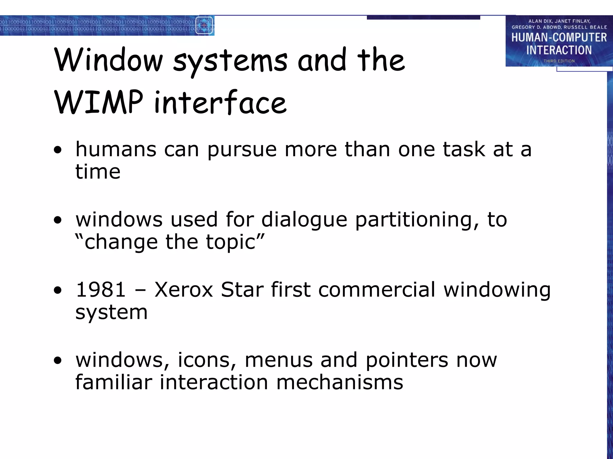 HCI 3e - Ch 4: Paradigms | PPT