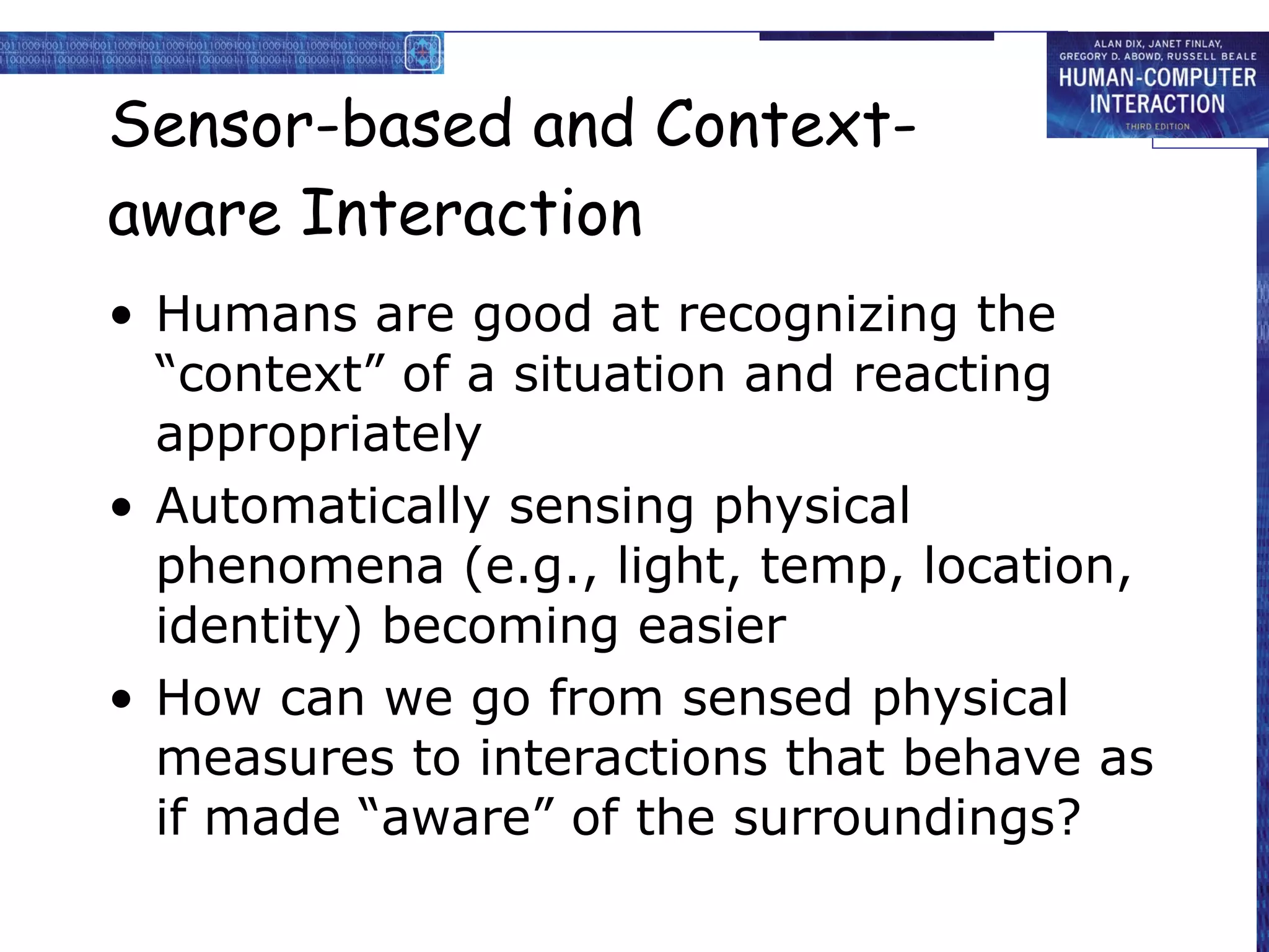 HCI 3e - Ch 4: Paradigms | PPT