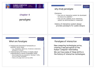 Human computer Interaction- chapter 04 - | PDF