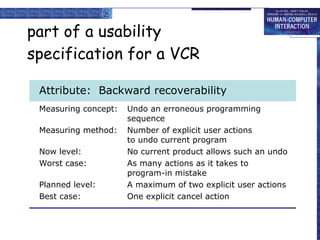 HCI 3e - Ch 6: HCI in the software process | PPT