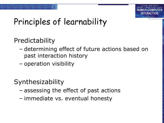 HCI 3e - Ch 7: Design rules | PPT