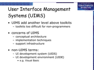 HCI 3e - Ch 8: Implementation support | PPT