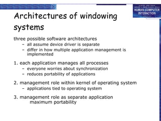 HCI 3e - Ch 8: Implementation support | PPT