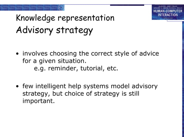 HCI 3e - Ch 11: User support | PPT | IT and Internet Support | Internet