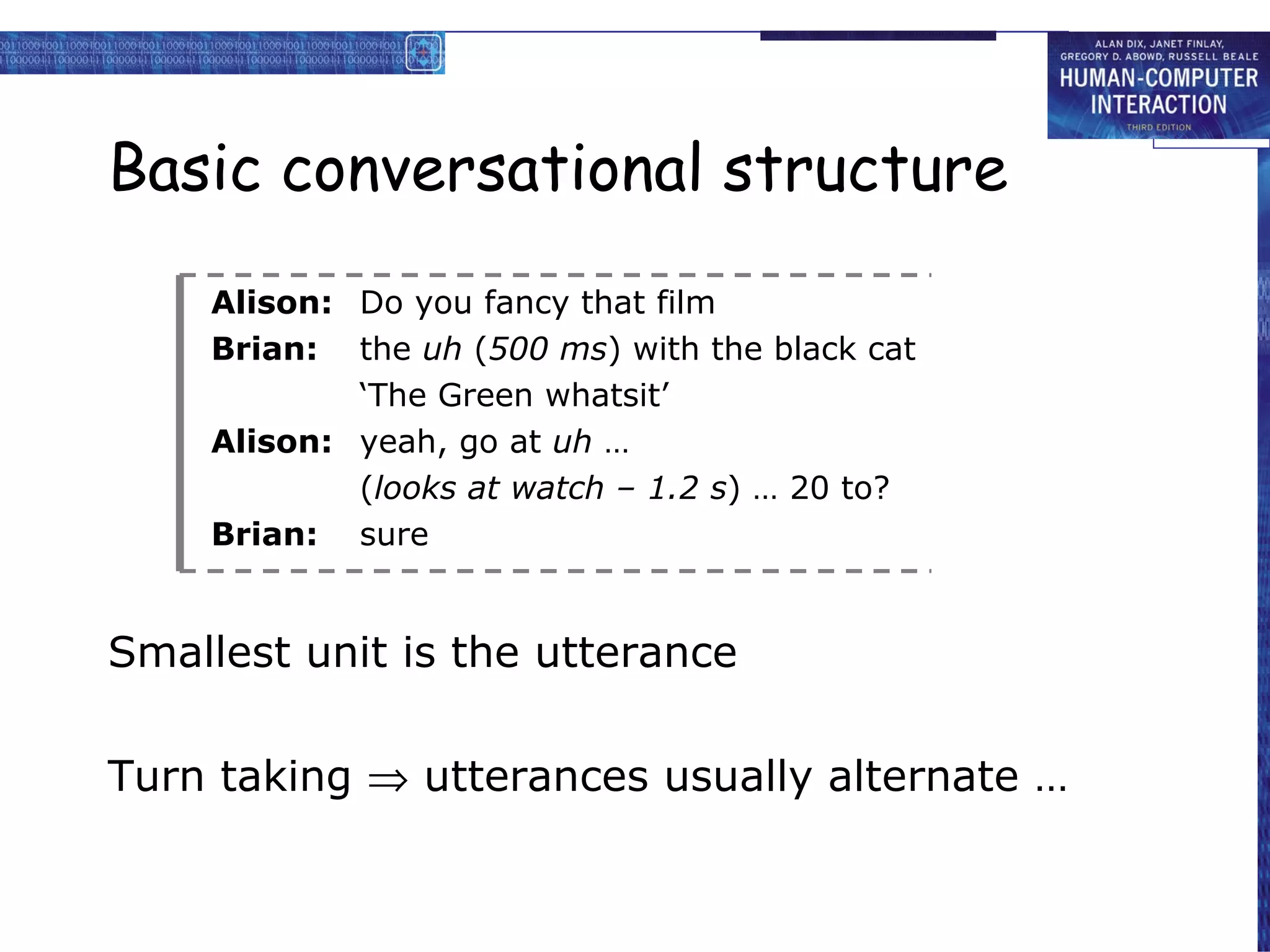 HCI 3e - Ch 14: Communication and collaboration models | PPT