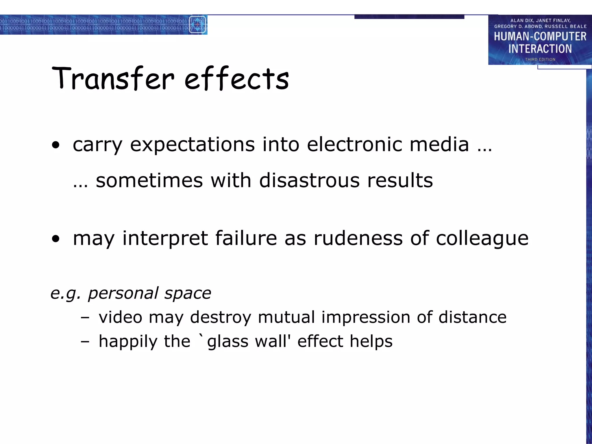 Hci 3e Ch 14 Communication And Collaboration Models Ppt