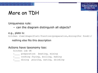 HCI 3e - Ch 15: Task analysis | PPT