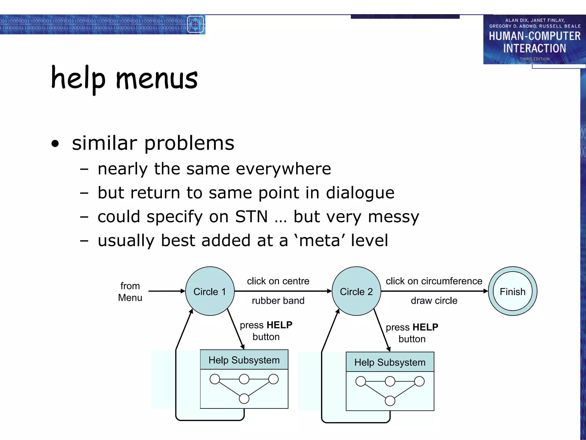 HCI 3e - Ch 16: Dialogue notations and design | PPT