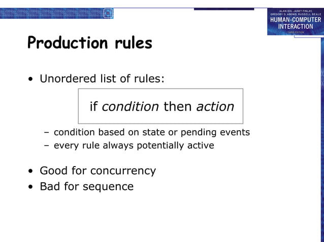 HCI 3e - Ch 16: Dialogue notations and design | PPT | Programming ...