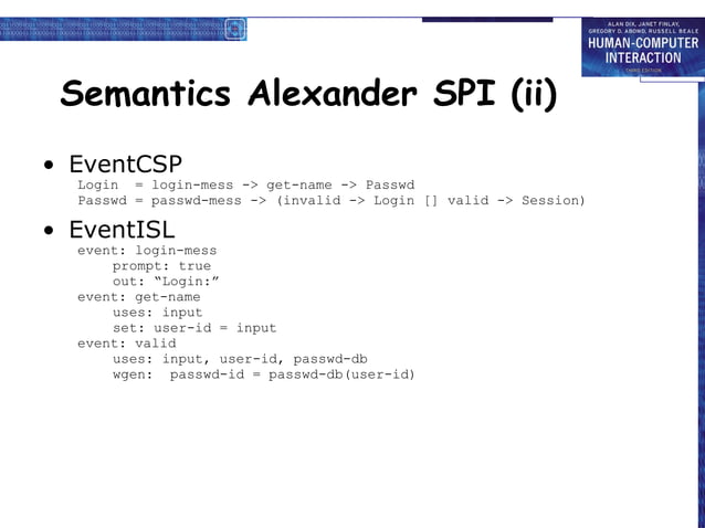 HCI 3e - Ch 16: Dialogue notations and design | PPT | Programming Languages | Computing